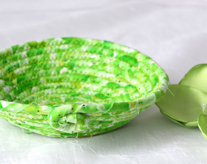 Green Irish Basket Handmade Kelly Green Bowl St. - Etsy