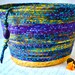 Handmade Textile Basket, Gorgeous Batik Fabric Bin, Office Waste Paper ...
