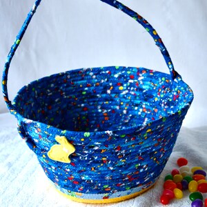 Boy Easter Basket, Handmade Easter Candy Bucket, Easter Decoration ...