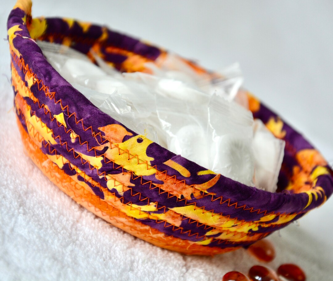 Purple Candy Bowl, Key Holder, Desk Clip Basket, Trinket Dish, Entry ...