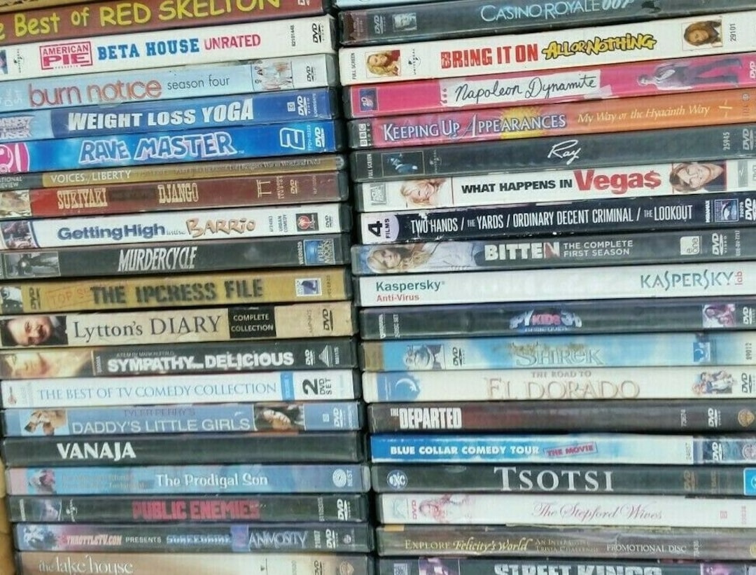 Wholesale : Lot of 100 ASSORTED DVD Movies - Bulk 100 Used Dvds - No ...