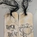 Vintage Style Halloween Gift Tags-little Bit Spooky Vintage Gift Tags ...