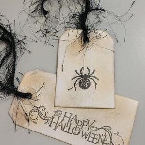 Vintage Style Halloween Gift Tags-little Bit Spooky Vintage Gift Tags ...