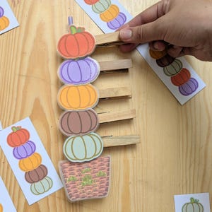 Fall Pumpkin Matching Activity | Halloween Preschool Activity | Fine ...