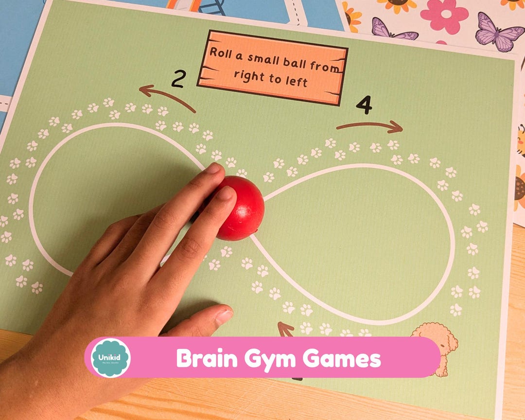 Brain Gym Activities: Neuro-games for Kids Fine Motor Skills Printable ...