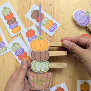 Fall Pumpkin Matching Activity | Halloween Preschool Activity | Fine ...