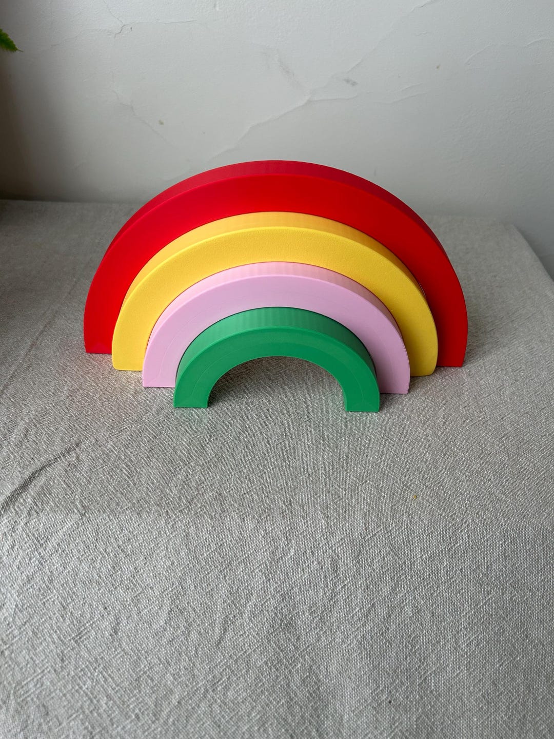 Rainbow Stack | Custom 3D Printed Nursery Shelf Décor | Montessori ...