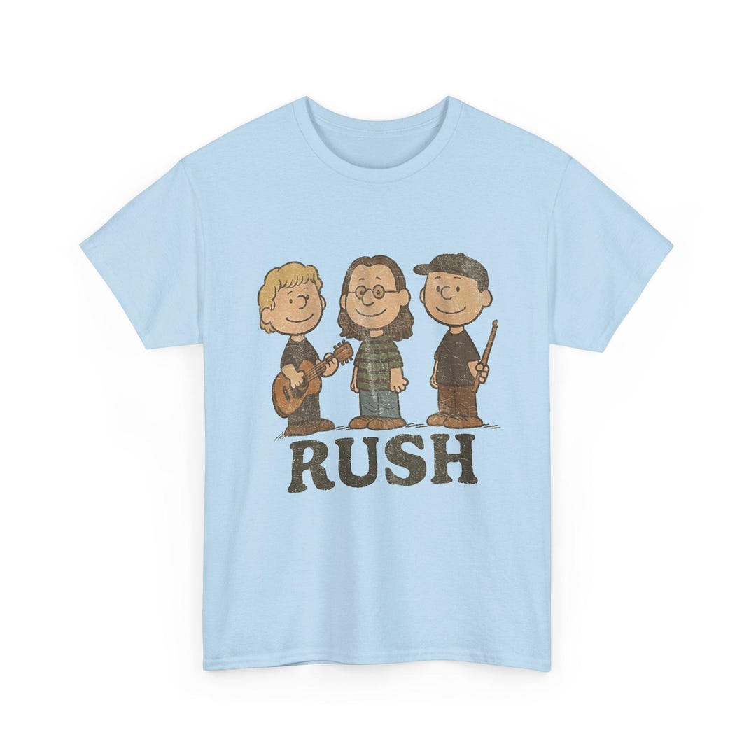 Rush Peanut-inspired Band Shirt Tee | Retro Rock Logo - Etsy