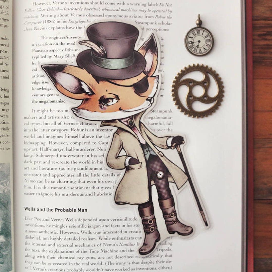 Fox Bandit Bookmark Made to Order - Etsy