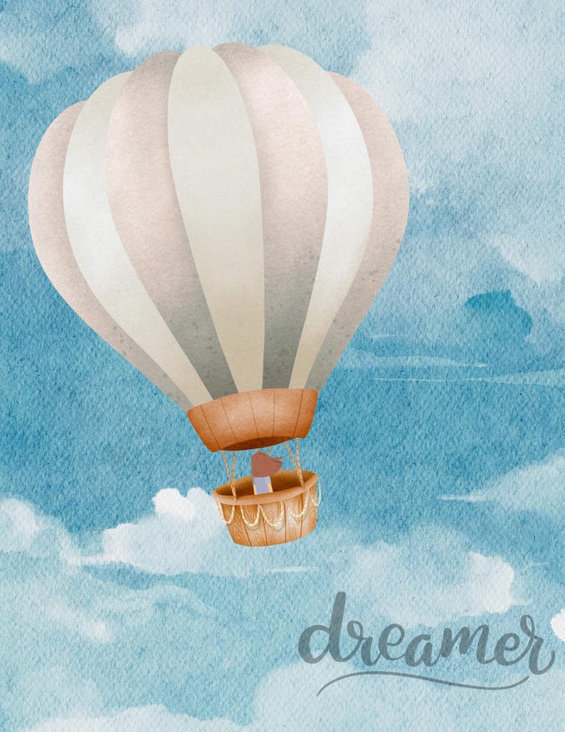 Dreamer Poster- Wall Decor for Kid's and Adults - Etsy