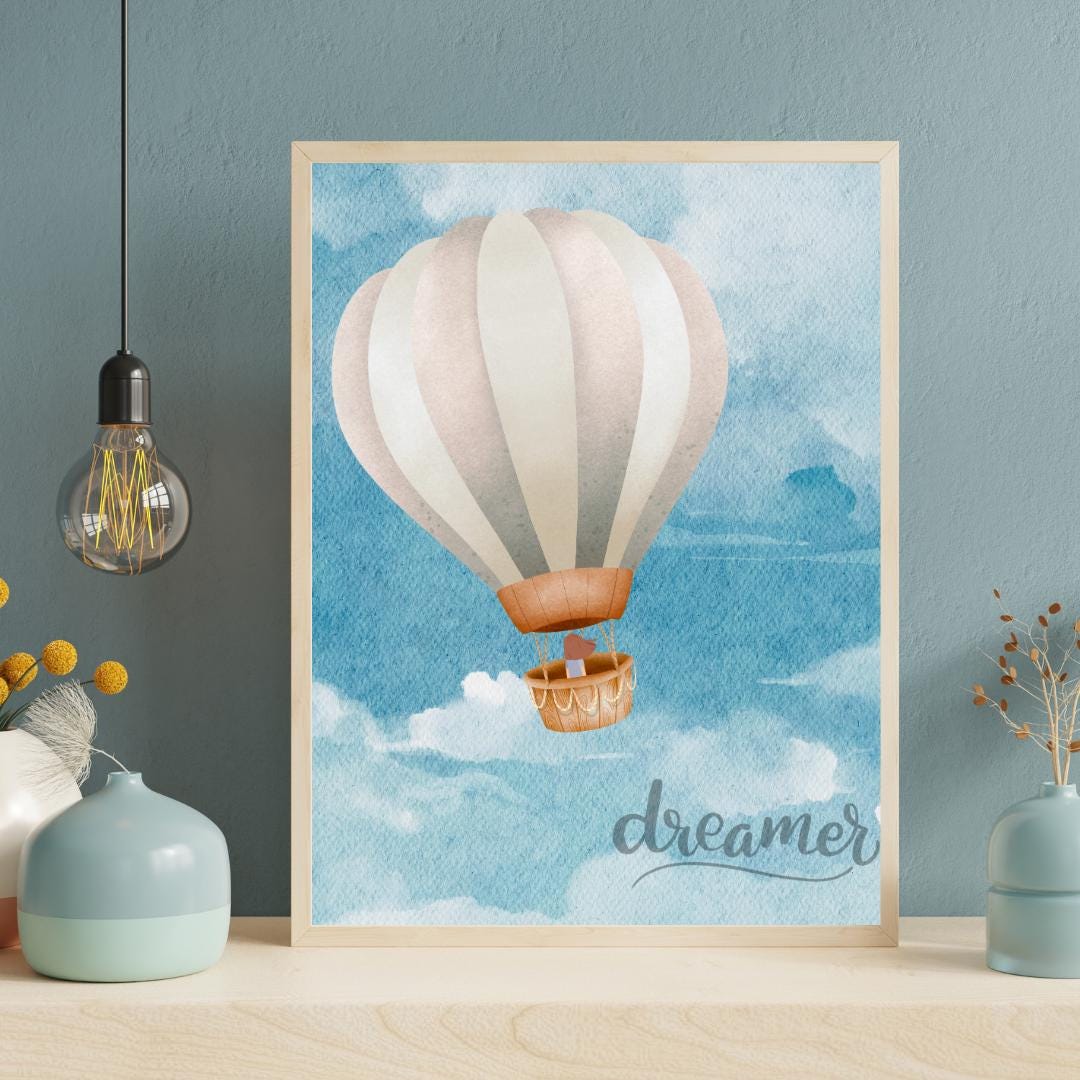 Dreamer Poster- Wall Decor for Kid's and Adults - Etsy