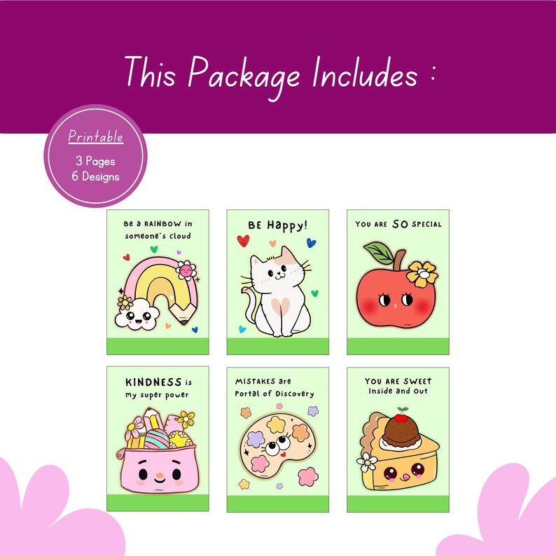 Kindergarten Classroom Posters – Motivational Wall Decor for Kids (A4 ...