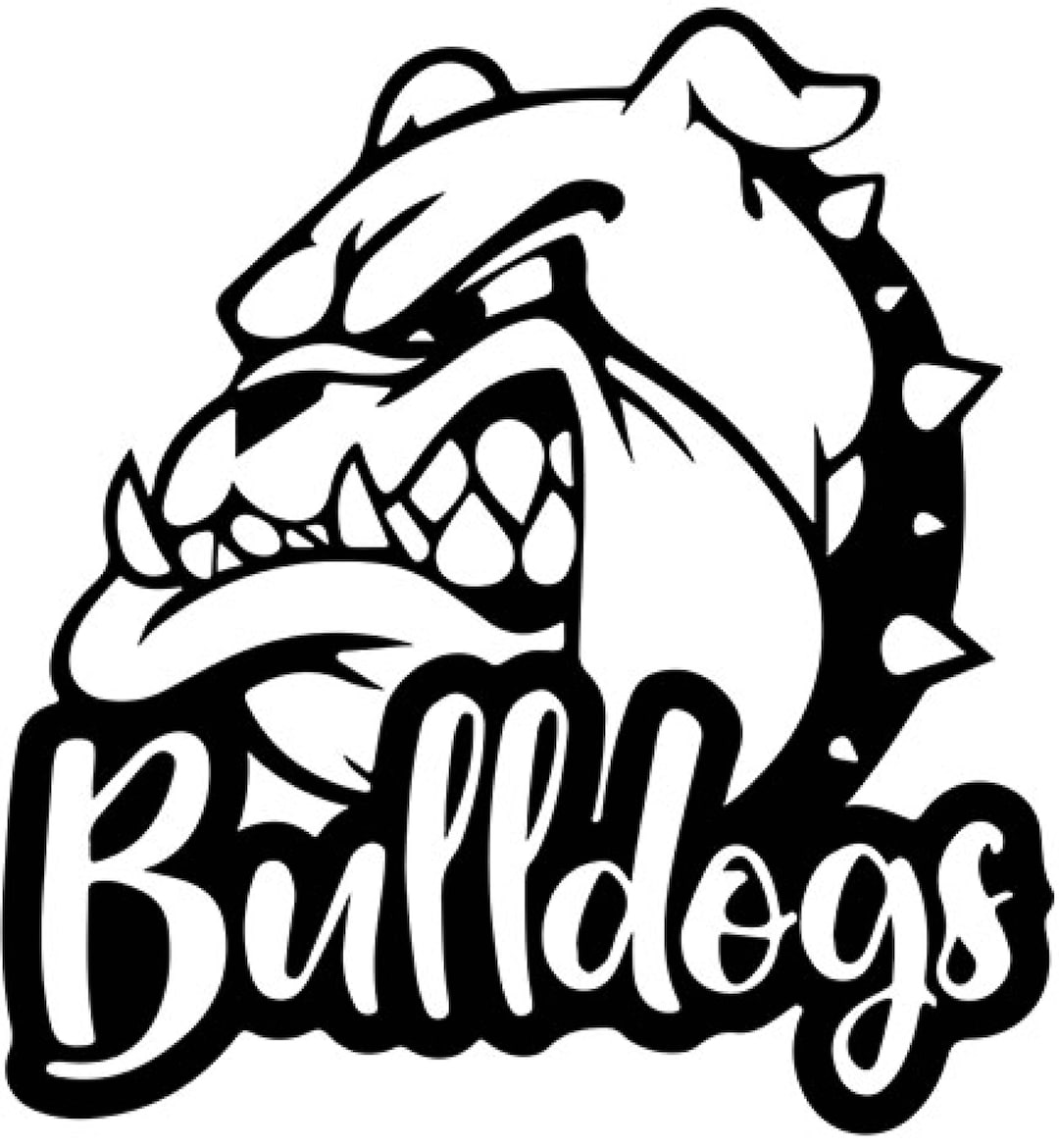 Bulldog Vinyl Decal / Sticker - Etsy