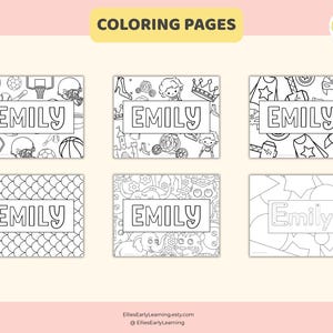 AVA - Personalized Name Tracing Worksheet Printable - Preschool ...