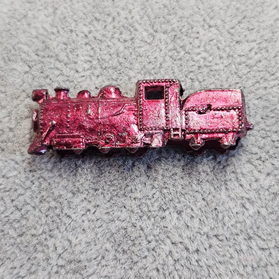 Vintage Antique Premium Cracker Jack Prize Toy Train Steam Engine Metal ...