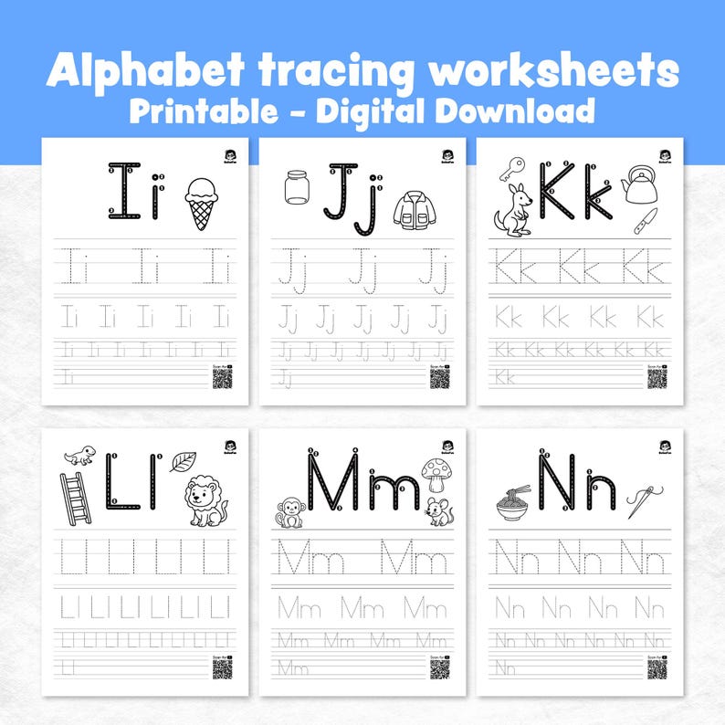 Learn How to Write ABC Worksheet - Etsy