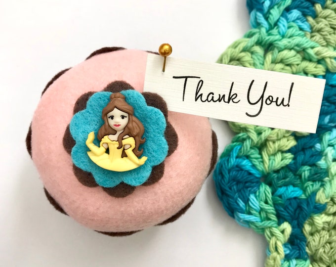 Princess Belle Felt Cupcake Disney Girls Gift Home Decor - Etsy