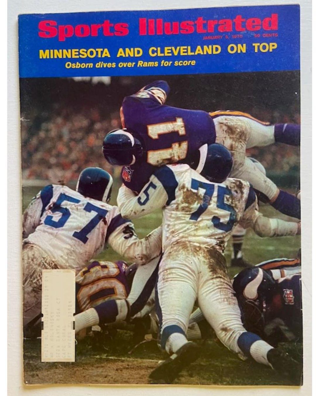 Sports Illustrated Magazine January 5 1970 "minnesota and Cleveland on ...
