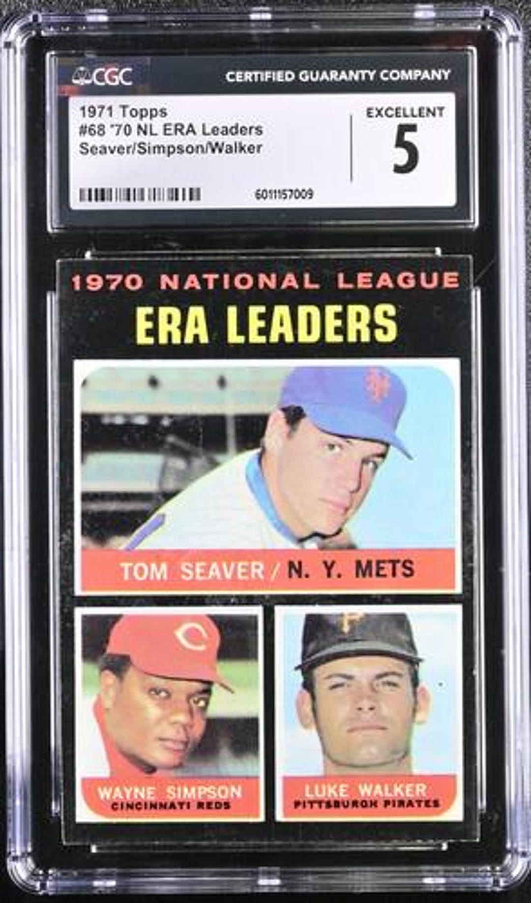 1971 Topps 1970 National League ERA Leaders #68 Sports Card Graded CGC ...