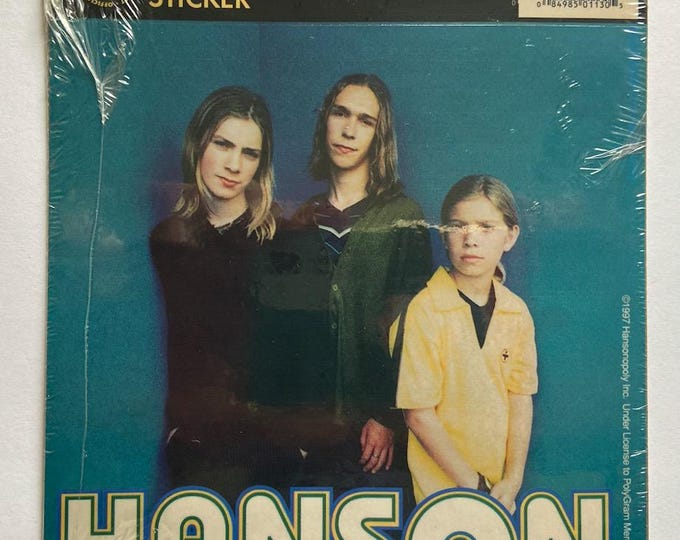 Hard to Find Rare Hanson Sticker #1 Officially Licensed and Still in ...