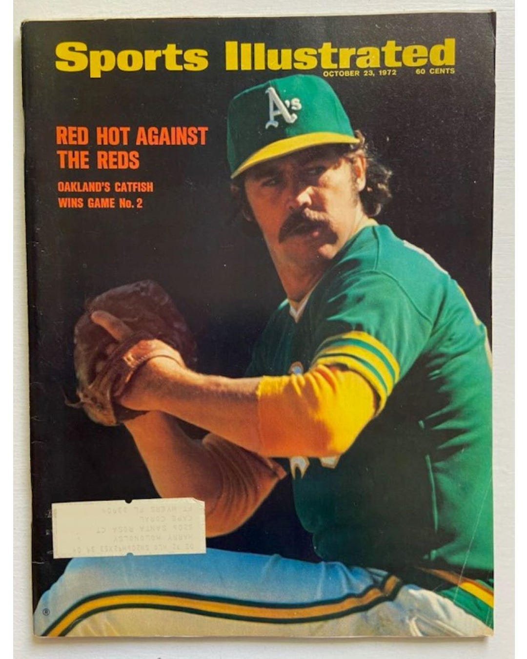 Sports Illustrated Magazine October 23 1972 "red Hot Against the Reds ...