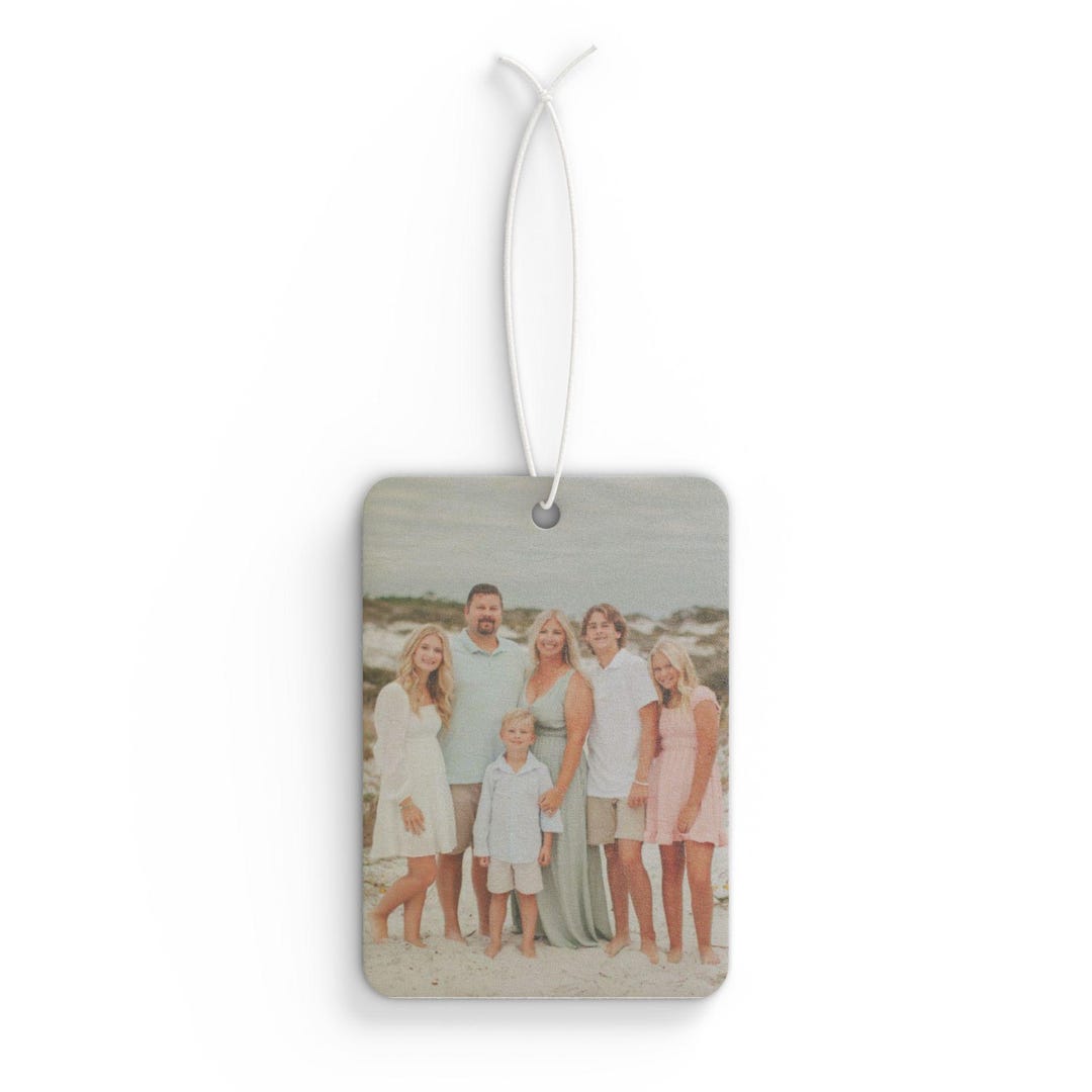 Personalized Photo Car Air Freshener, Custom Aroma Diffuser Tag, Unique ...