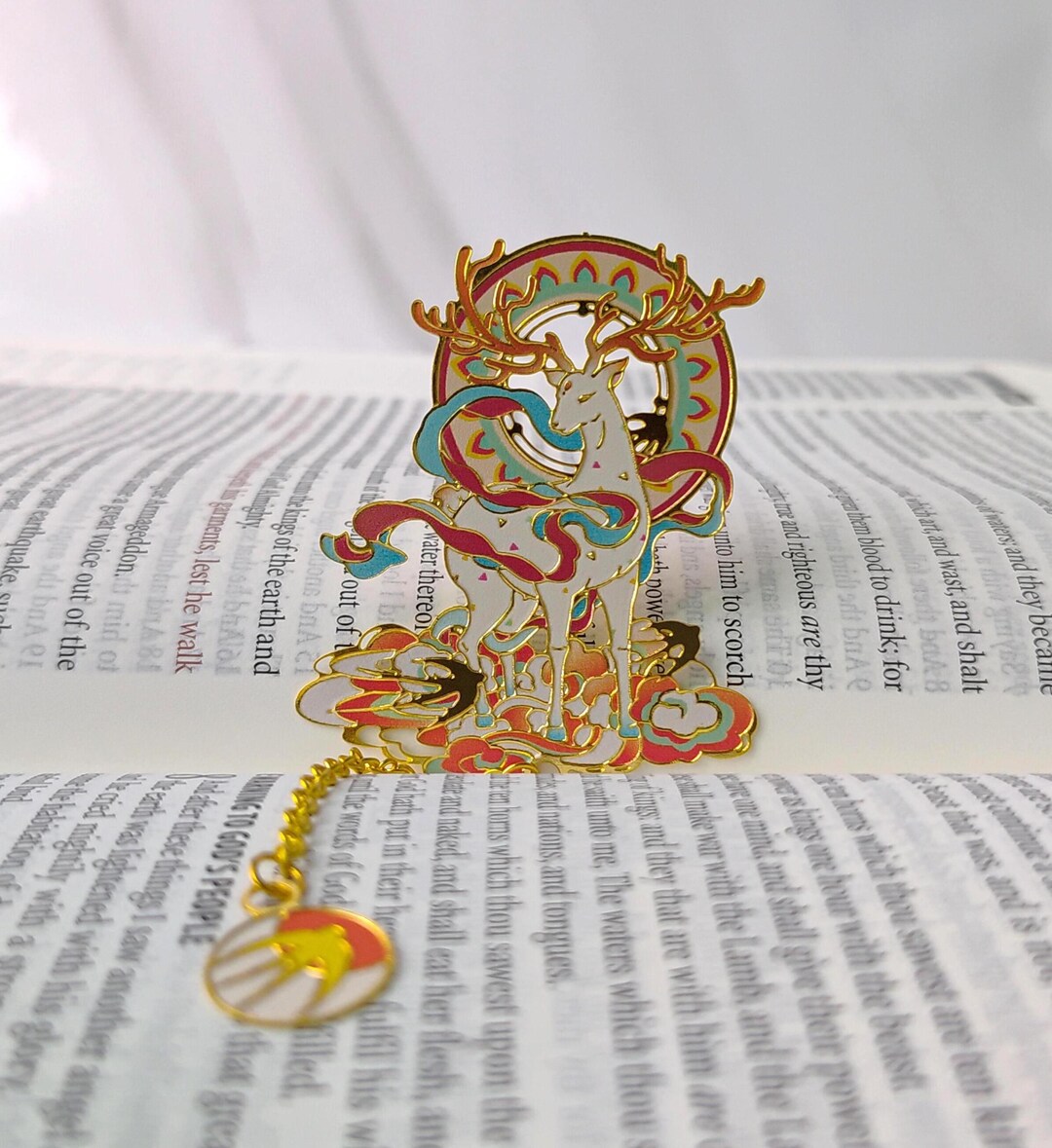 Brass Bookmark: Mythical Creatures - Phoenix, Dragon, Koi Fish - Etsy