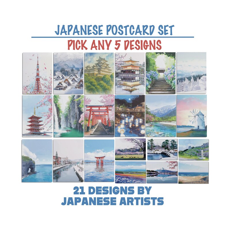 Scenic Postcards - Etsy