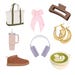 Clean Girl Aesthetic Sticker Pack | Pink & Neutral Vinyl Stickers for ...