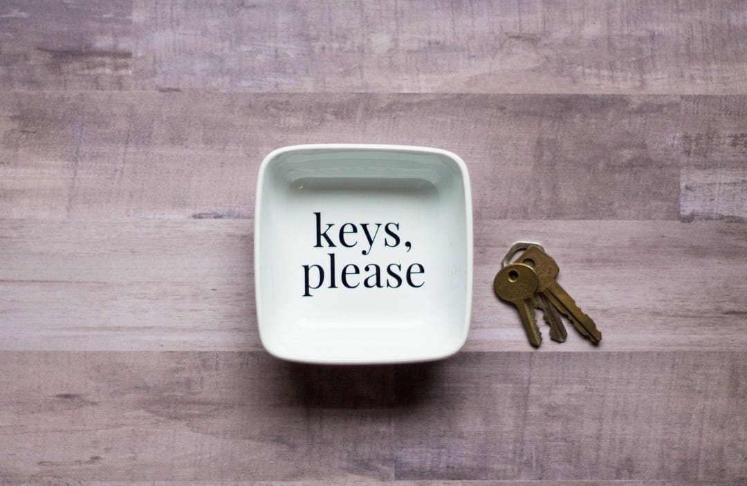 Keys. Please Key Dish - Etsy