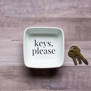 Keys. Please Key Dish - Etsy