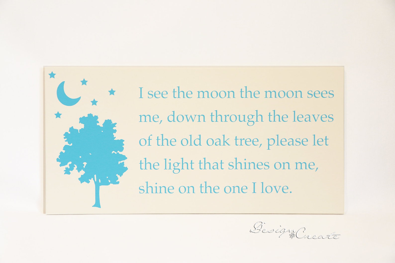 Wood Sign I See the Moon the Moon Sees Me Down Through the - Etsy