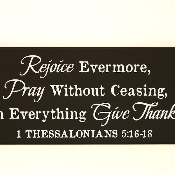 Pray Without Ceasing Wood Sign - Etsy