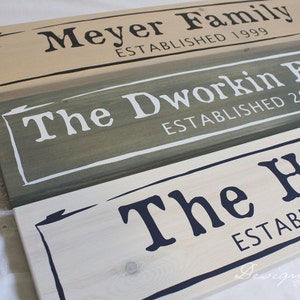 Rustic Family Established Sign RUSTIC WASH Personalized Primitive ...