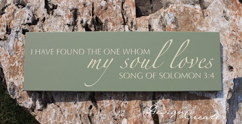 Wedding Sign Custom Sign I Have Found the One Whom My Soul - Etsy