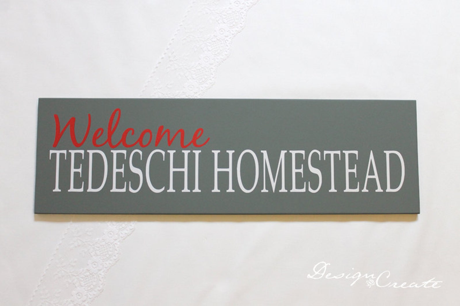 Personalized Welcome Sign Family Name Signs MODERN WELCOME - Etsy