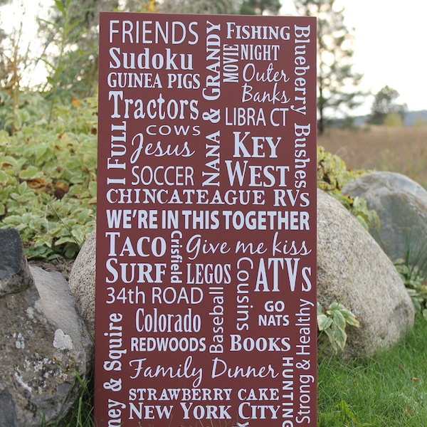 Family Rules Subway - Etsy