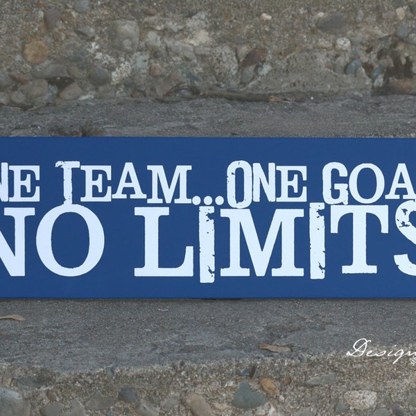 One Team One Goal - Etsy