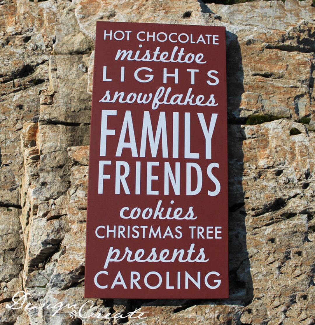 Custom Sign Christmas Sign Things of the Holidays Family - Etsy