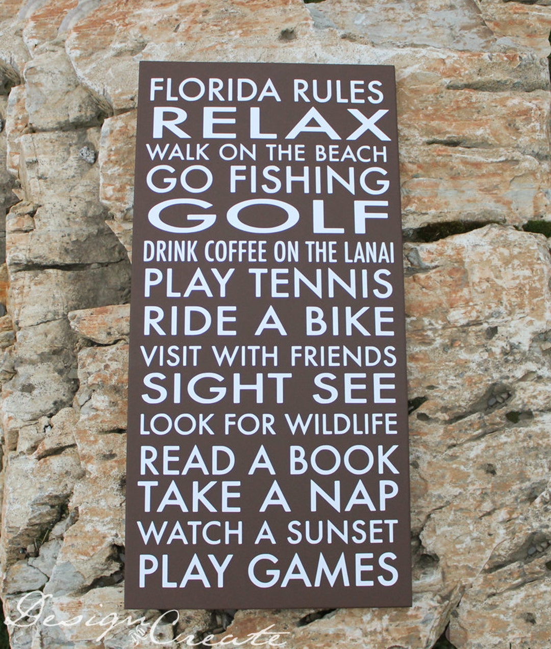 Custom Sign - Family Rules, State Rules... - Large Wood Sign, Custom ...