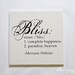 Wood Sign BLISS Definition Square Wooden Sign You Choose Colors, Custom ...