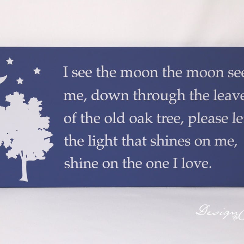I See the Moon - Etsy