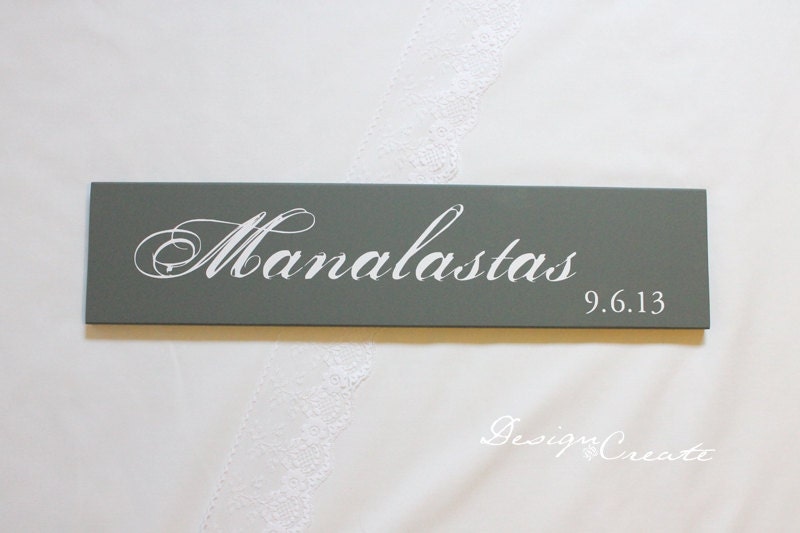 Custom Sign SWIRLS FAMILY ESTABLISHED Sign Wedding Gift - Etsy