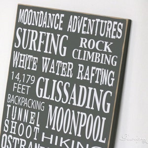 Custom Subway Sign - Rules, Places... - Large Wood Sign, Custom Made ...