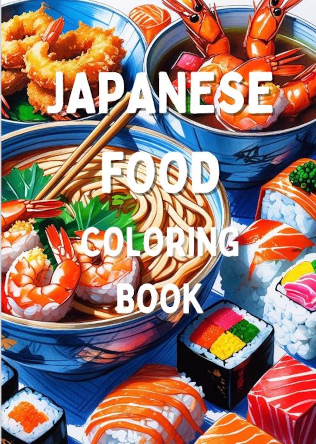Japanese Food Coloring Pages – Instant Download - Etsy