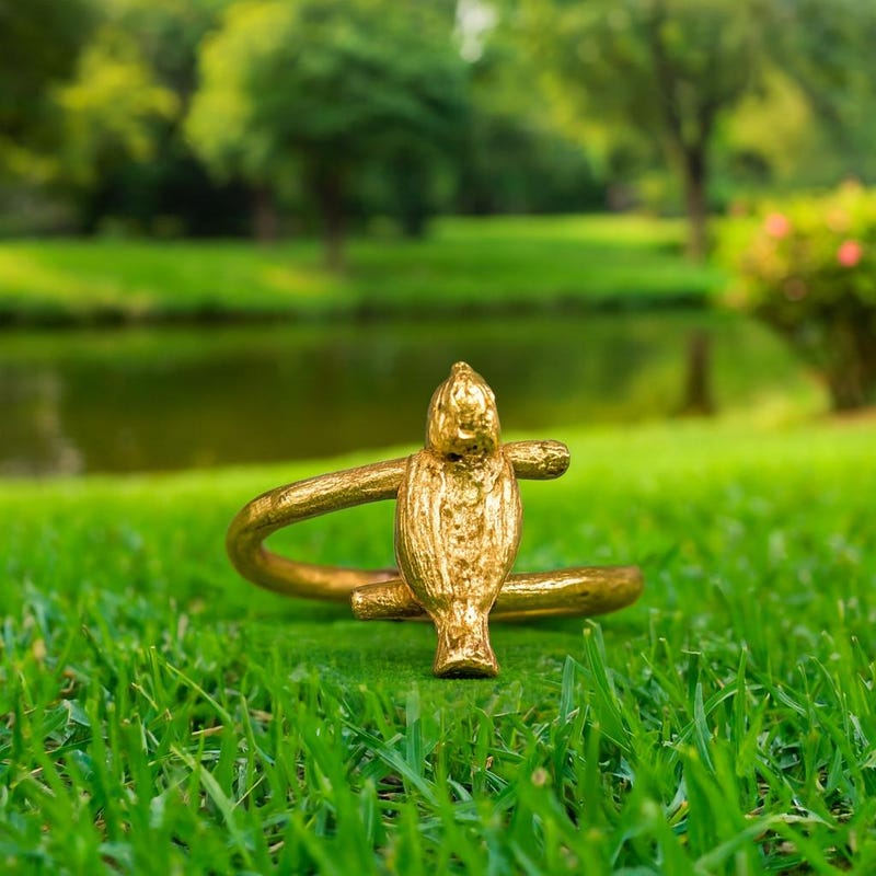 Gold Branch Figure - Etsy