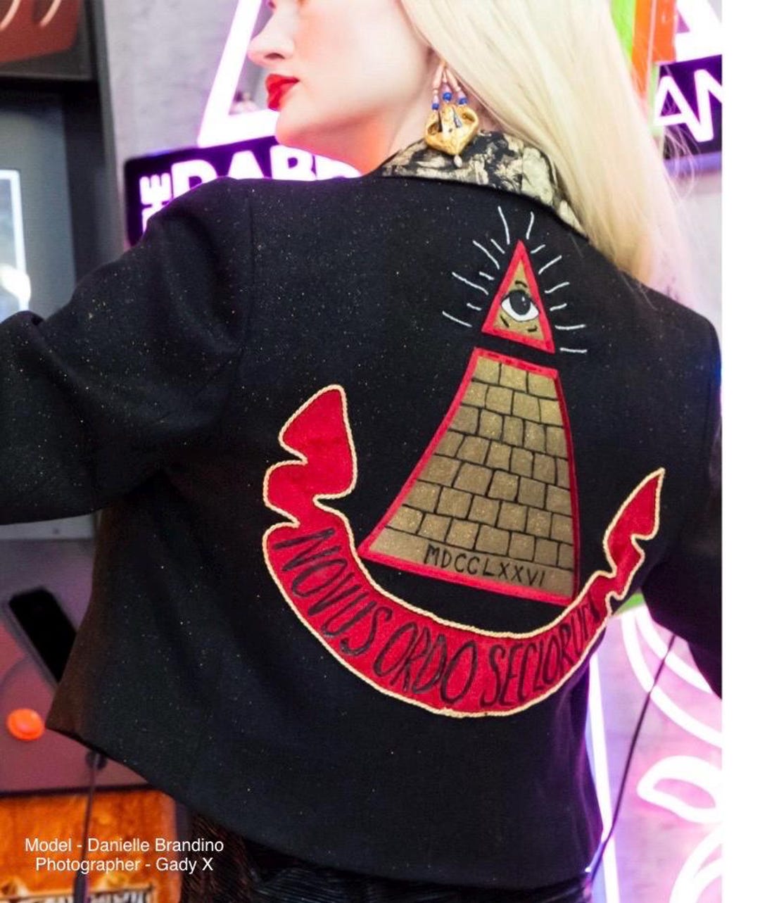 80s Inspired Pyramid Jacket: Desperately Seeking Susan Cosplay - Etsy