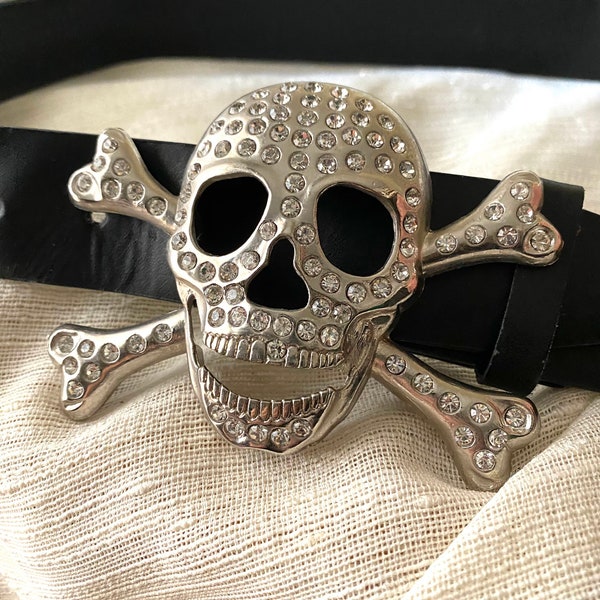 Skull Crossbones Belt Buckle - Etsy