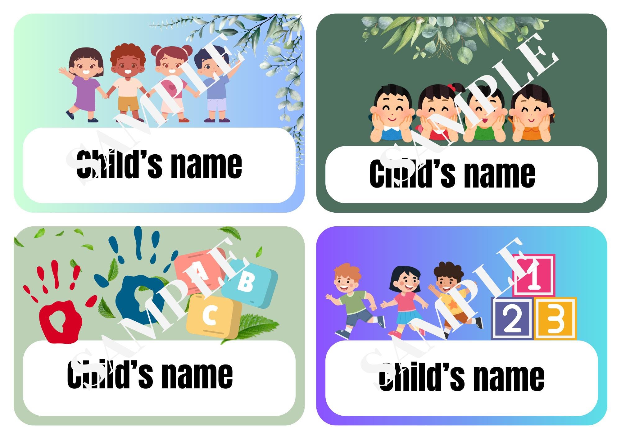 Children’s Locker Labels/tags - Etsy Australia