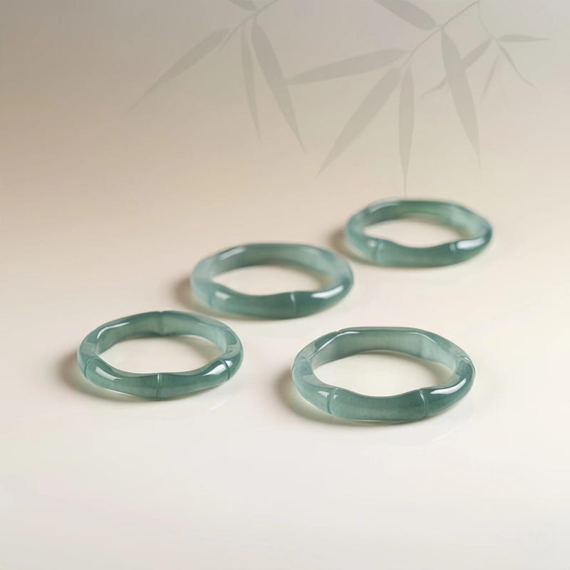 Bamboo Jade Ring Gold - Etsy